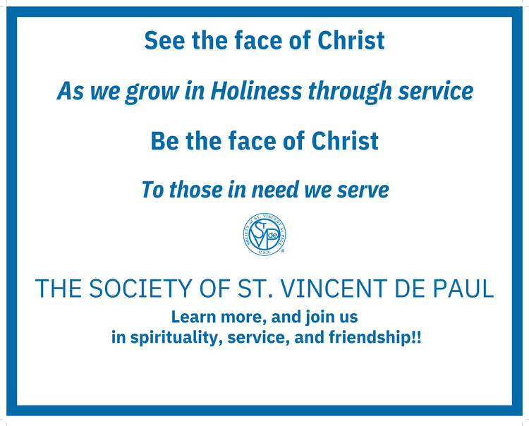 See the Face of Christ Campaign Yard Sign - Digital Download – Parish Gear